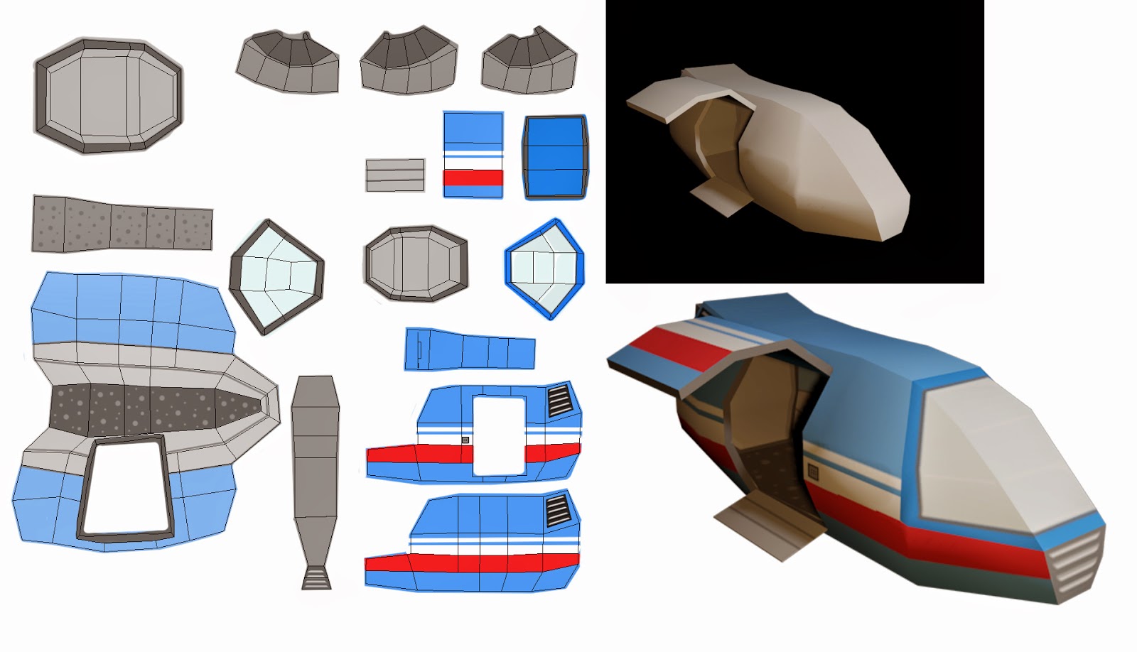 Texture Atlases and Batching in Unity: Texturing and Unwrapping