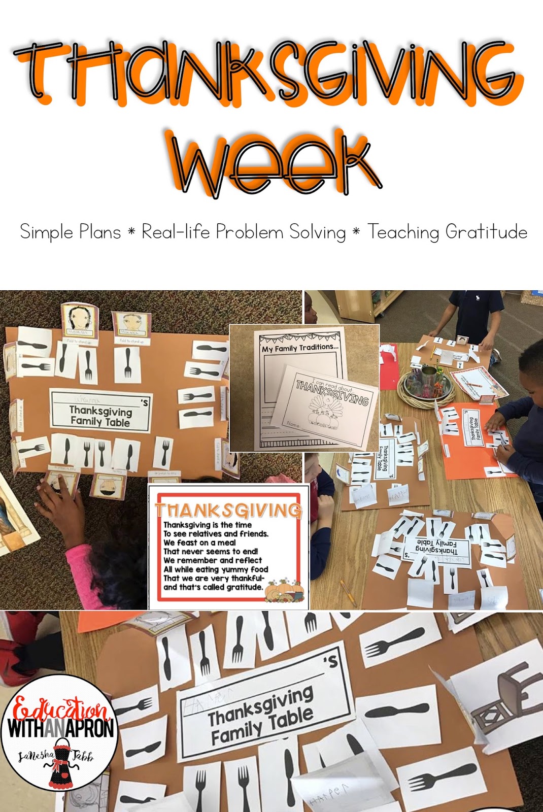 Thanksgiving Week in Primary! - LaNesha Tabb - Writing Educator, Author ...