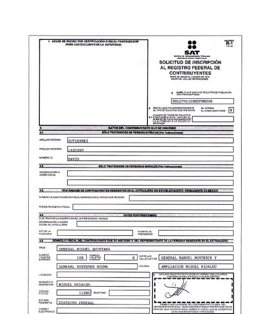 Practicas Comerciales: EL FORMULARIO R1