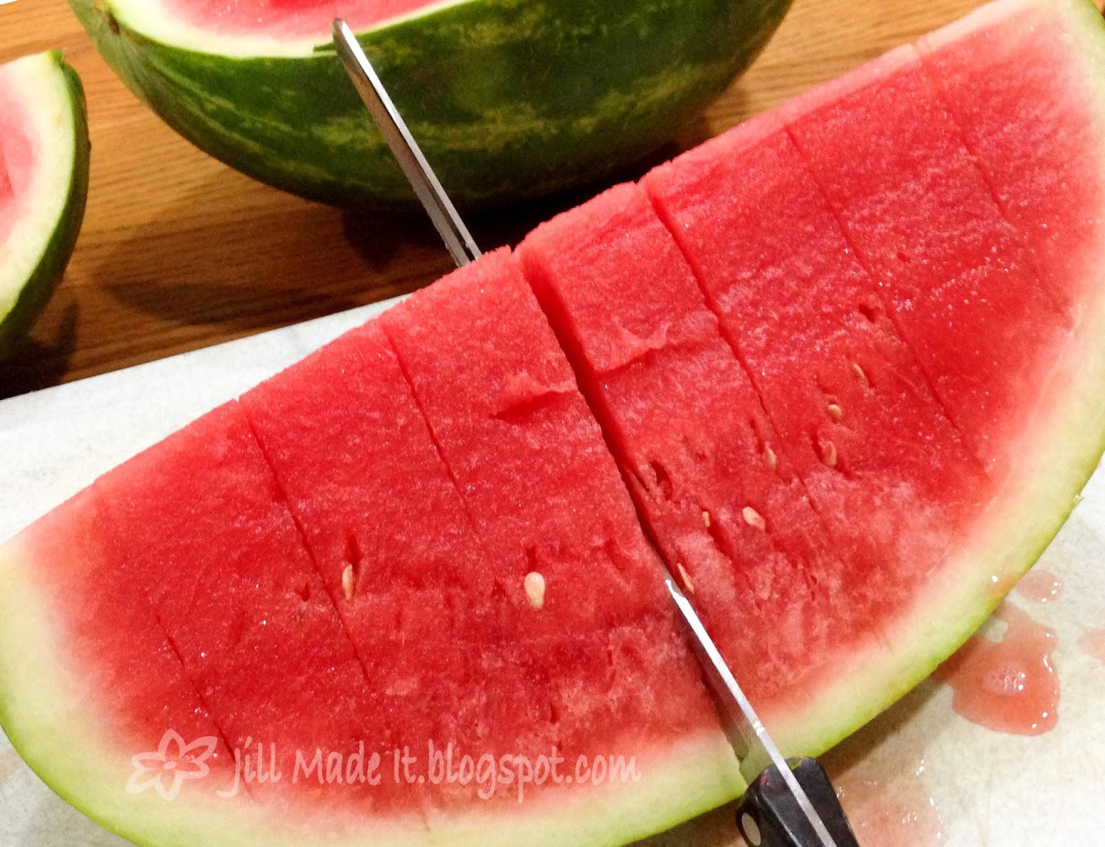 Jill Made It: Cutting Watermelon the Easy Way