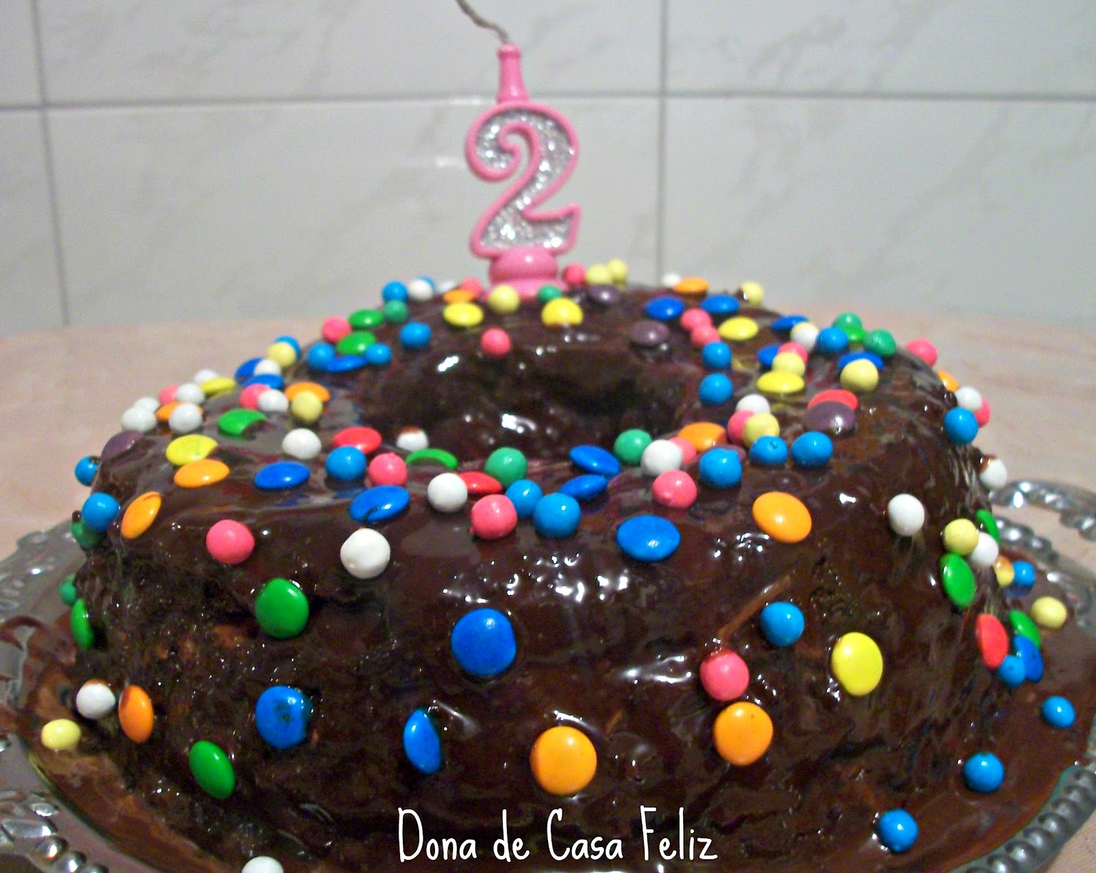 Dona de Casa Feliz: Bolo Rápido de Aniversário