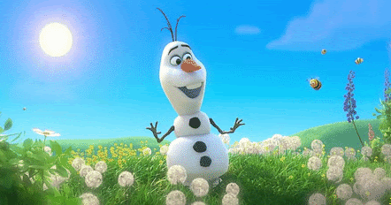 Frozen gif: Frozen -El verano de Olaf