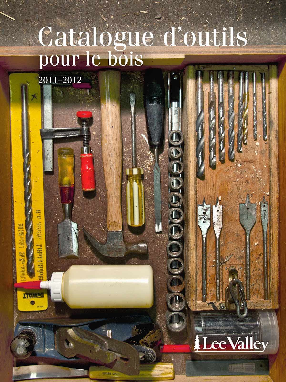 de la tête aux pieds: Catalogue d'outils pour le bois Lee Valley