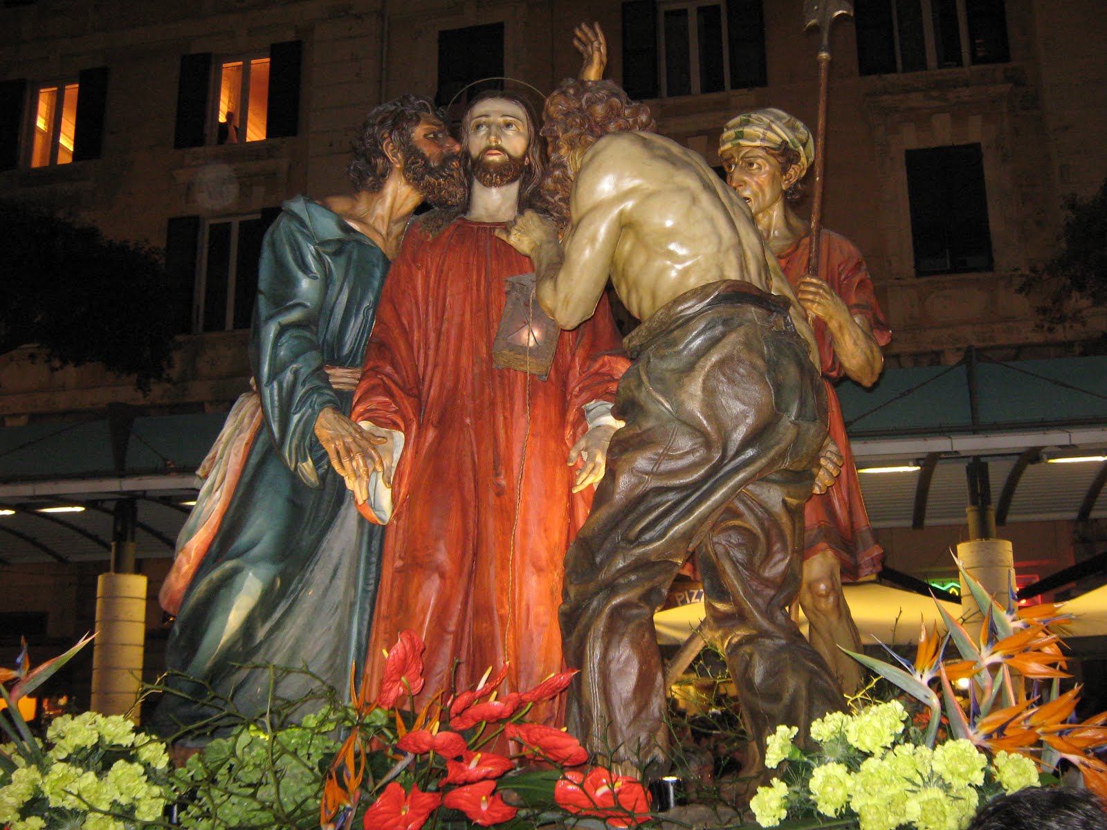 IL VENERDI' SANTO A SAVONA: LE QUINDICI "CASSE" - Il bacio di Giuda