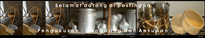 Masakan Nusantara: Pengukusan : Dangdang dan Aesupan