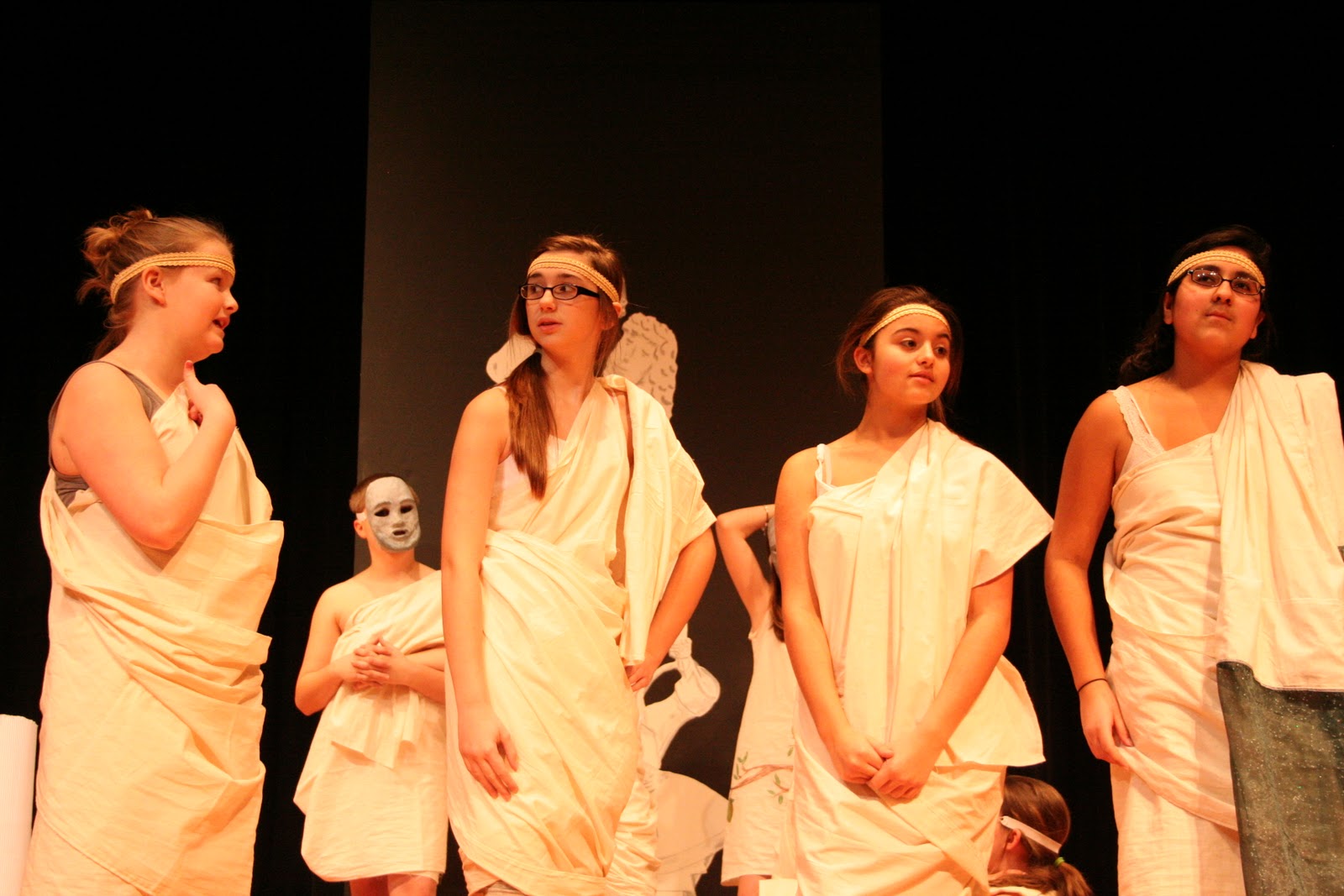 "Circus Olympus" ... Greek Theatre!: Athena & Arachne Production Photos