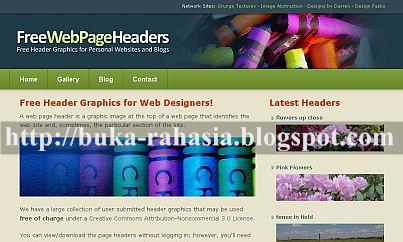 Contoh Gambar Header Blog Gratis Berkualitas Tinggi | Master Mahasin