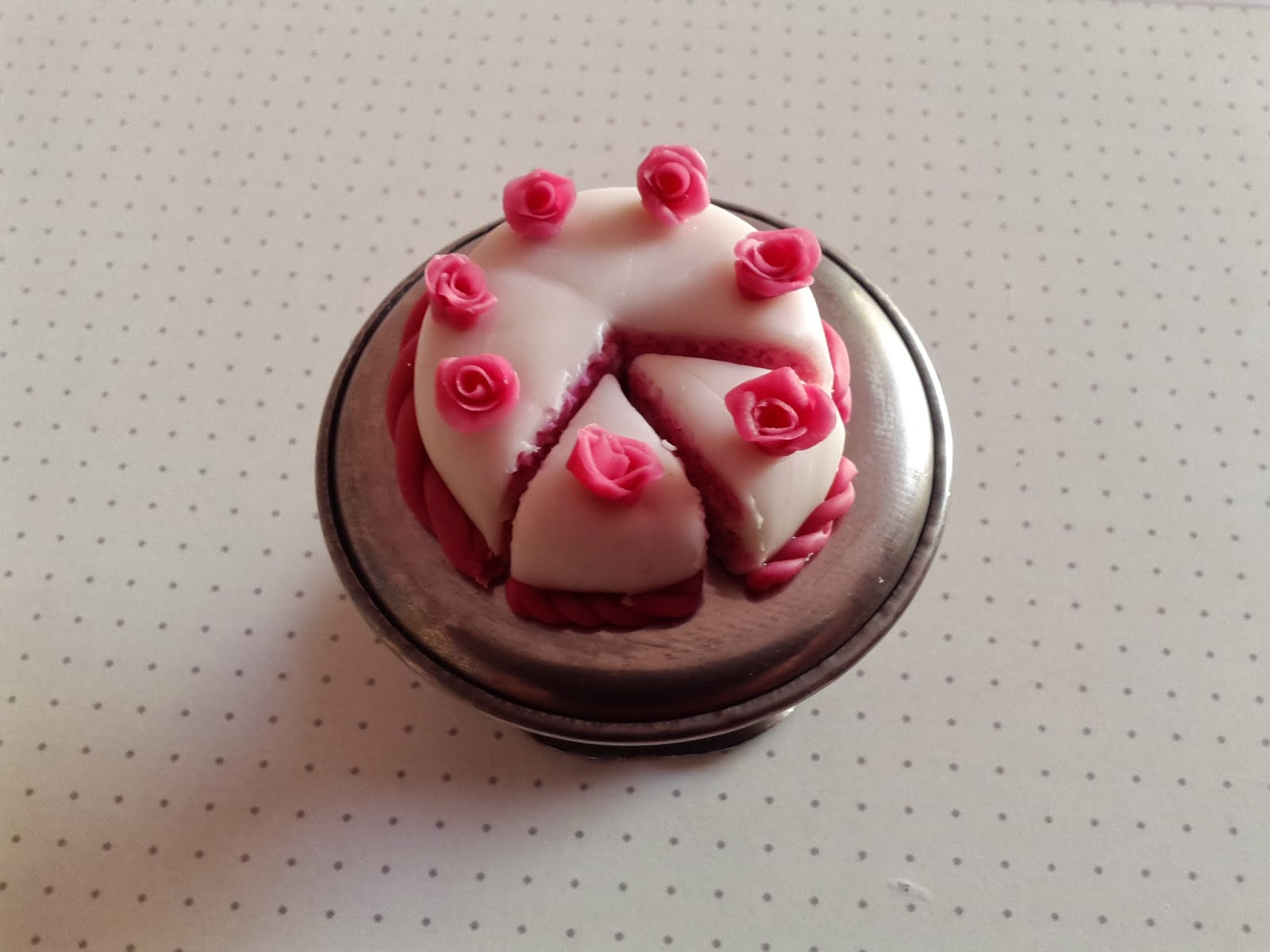 crafts and crafts only: Clay Miniature Cake