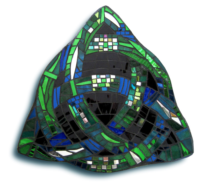 Kim Larson Art, Mosaics + More: Celtic Knot Mosaic