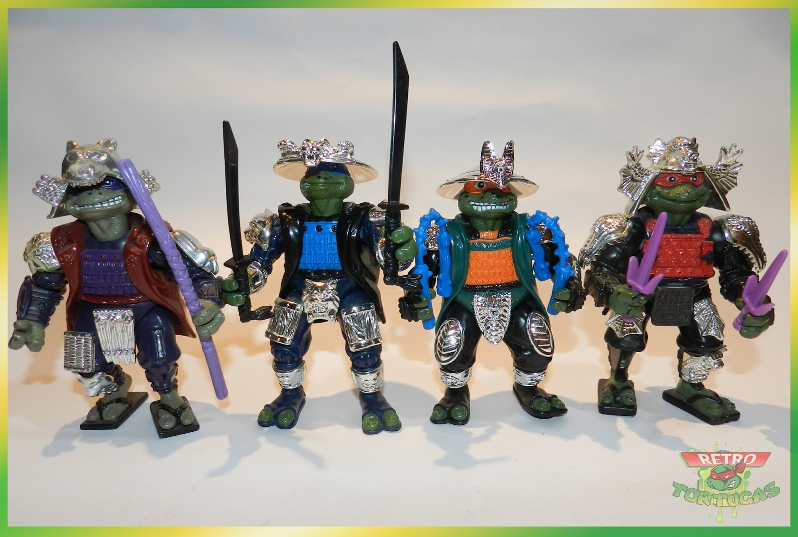 Retro Tortugas: Mis cuatro Tortugas. "Shogun ninja turtles"