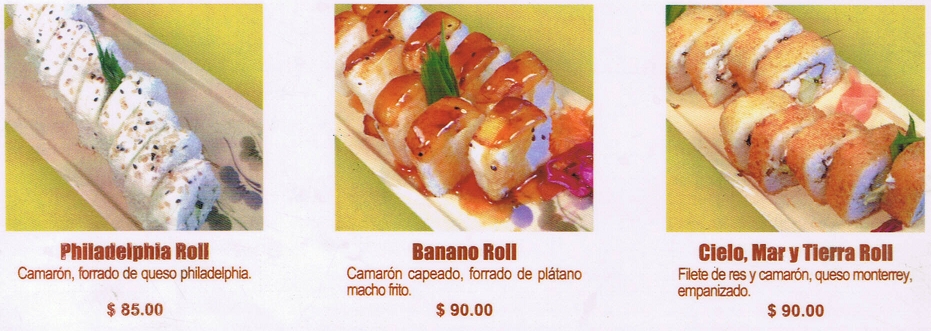 ORIGAMI EXPRESS: MENU