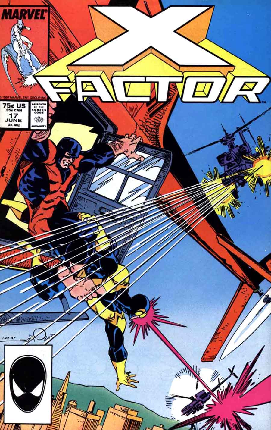 X-Factor #17 - Walt Simonson art & cover - Pencil Ink