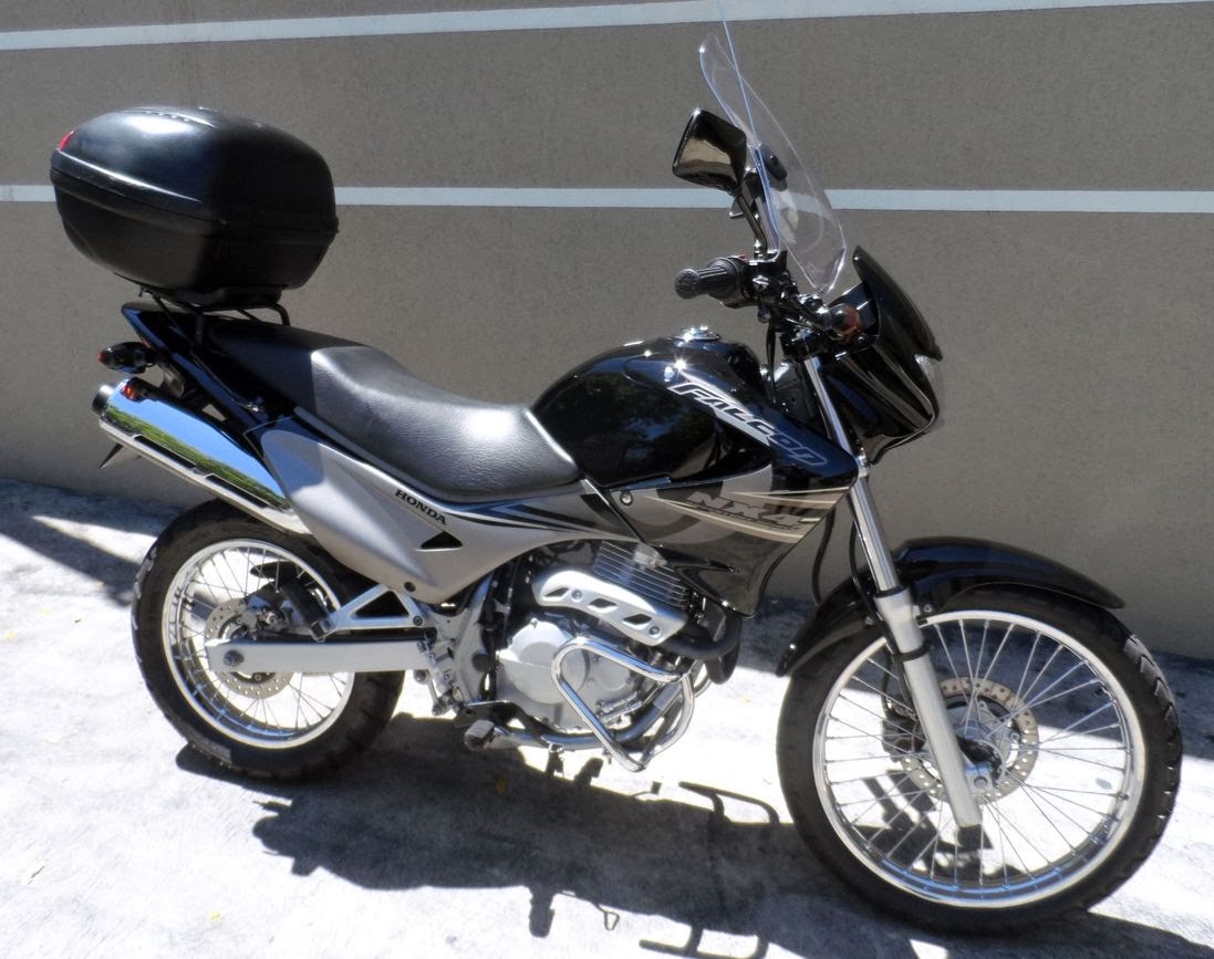 .: Vendo motocicleta Honda Falcon 400cc ano 2008 gasolina cor preto ...