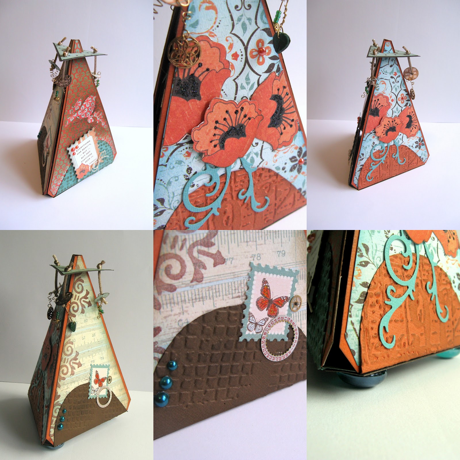 Elves In The Attic: Playing with Pretty Paper to Produce a Pyramid