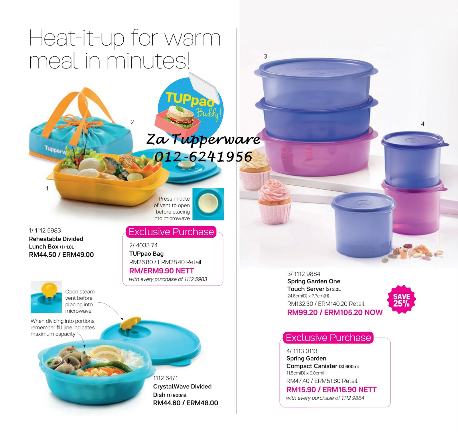 Za Tupperware Malaysia : Catalogue 1st October - 12th November 2017