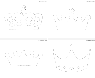 Four Dotted: Free printable Old King dotted drawing worksheet/activity ...