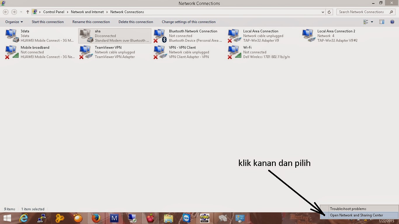 Cara uncheck default gateway Modem tanpa MMD X - Masputz.com