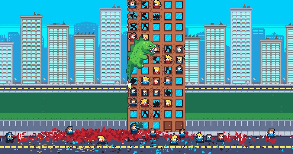 Indie Retro News: Terror of Hemasaurus - Rampage inspired building ...
