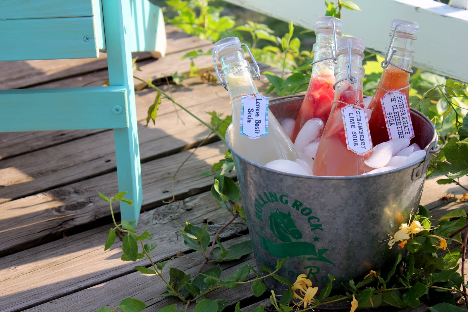 Cherry Tea Cakes: Homemade Sodas and Party Planning tips: