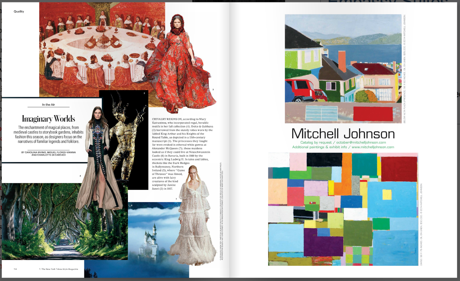 Mitchell Johnson Archive: #13 New York Times T Style Design Magazine ...