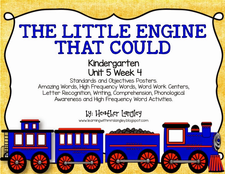 Peek at my Week: The Little Engine That Could | Learning with Mrs. Langley