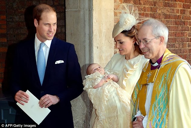 Today World News: Prince George baptism