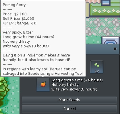 Gaming Experience: pokemmo seeds combination for berries decreasing EV's.