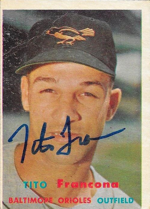 foul bunt: TTM Success - Tito Francona
