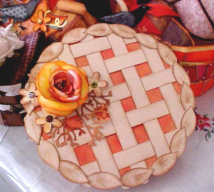 Paper Craft Creations: Fall Harvest Pumpkin Pie Box