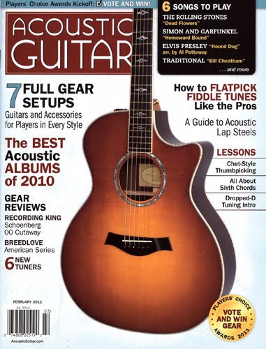 Tony Francis Instruments: Weissenborn guide in Acoustic Guitar Magazine!