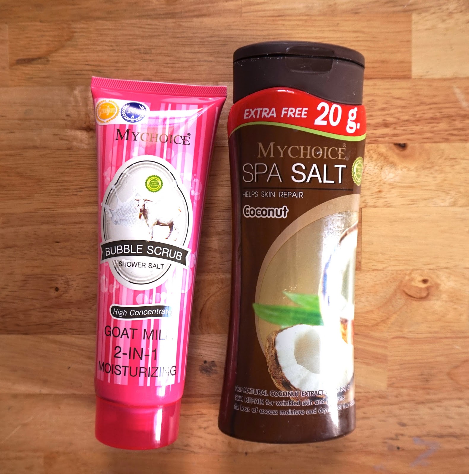 My Choice Coconut Spa Salt and Bubble Scrub Shower Salt Review