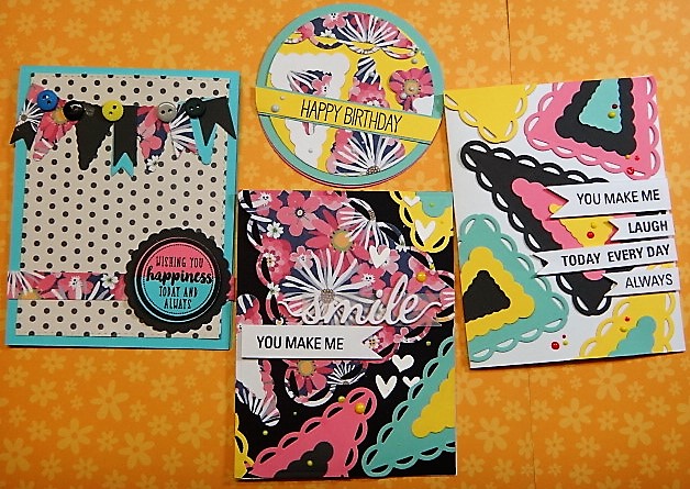 HandmadebyRenuka: Beginners card making with pattern papers and ...