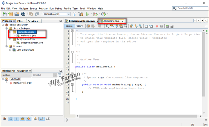 Java Programming 2 - Membuat Project Di Netbeans ~ Open Networking Java Programming 2 - Membuat Project Di Netbeans ~ Open Networking