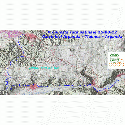 Patinadas Madrid: Propuesta carril bici Arganda del Rey - Tielmes ...