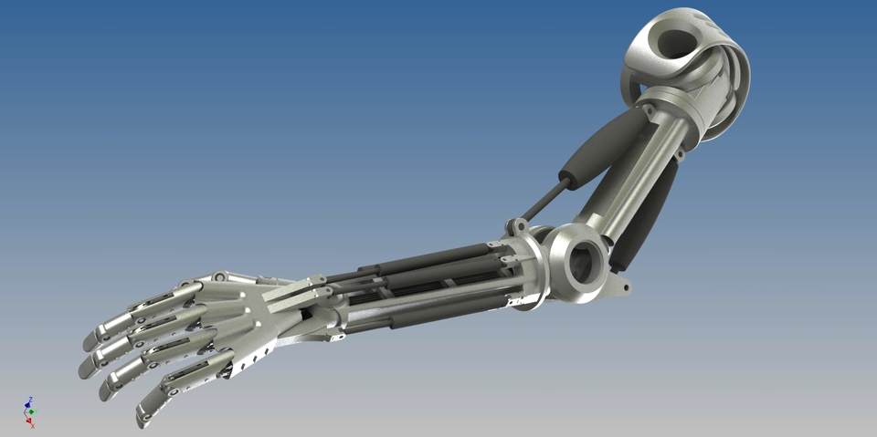 313. Humanoid Robot Skeleton || Human robotic || Free download 3D models