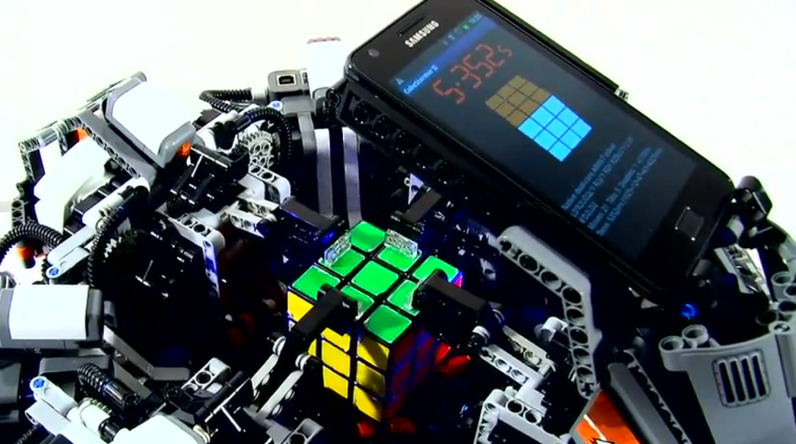 Cubo RUBIK resuelto en tiempo récord por una maquina. | Tecnoactualidad