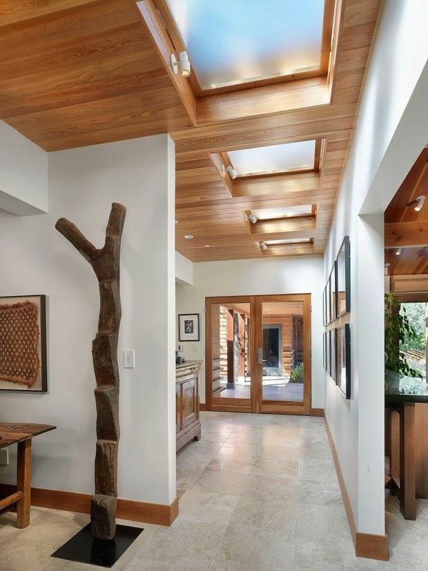 32 ideas for false ceiling designs made of wood ceiling panels - a ...