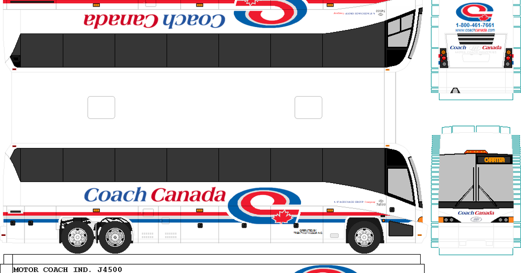 SP. Papel Modelismo: PaperCraft - Coach Canada