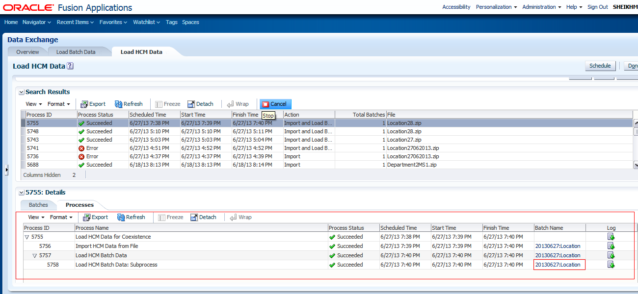 Fusion APPS Quick Start: Fusion Apps - File Based Loader Part - III