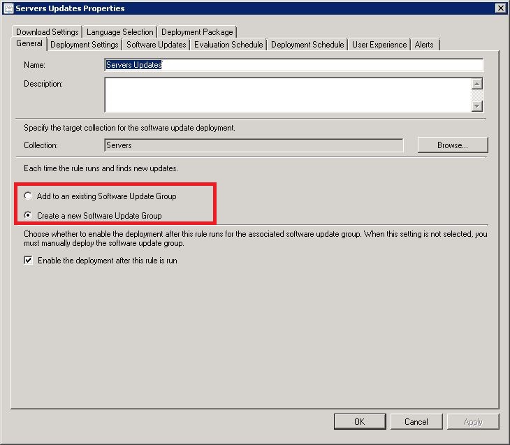 Idan's Blog: Manually deploy Software Updates to servers using SCCM Idan's Blog: Manually deploy Software Updates to servers using SCCM