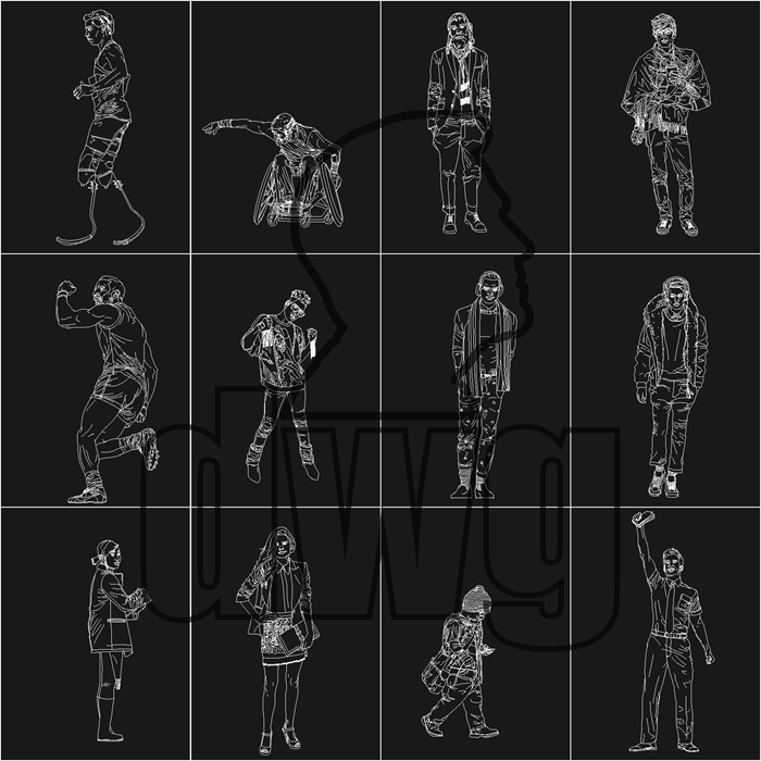 People DWG: PEOPLE DWG - Premium 1