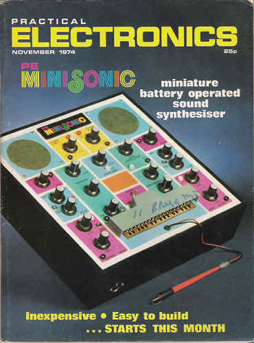 MATRIXSYNTH: 1970s Practical Electronics - P.E. Sound Synthesizer