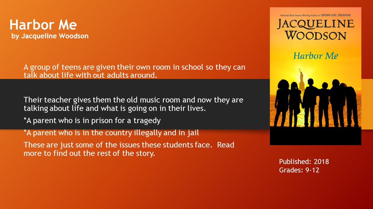 Young Adult Reading Machine: Harbor Me by Jacqueline Woodson