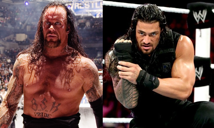 What a Power Roaman Empire!! Roman Reign vs The Undertaker Promo Road ...