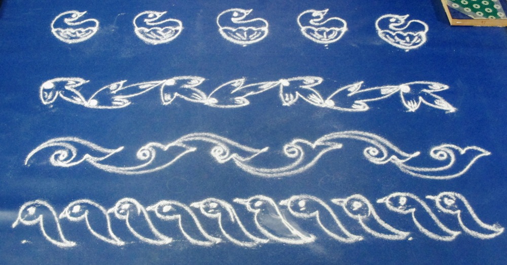 Border kolam designs 2