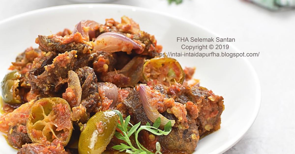 DAGING DENDENG BALADO ... sambal biar garing lagi sedap ! - FHA Selemak ...