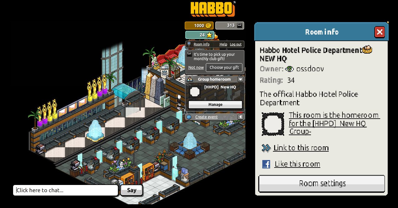 Habbo Hotel Police Department Fansite: HHPD New HQ room