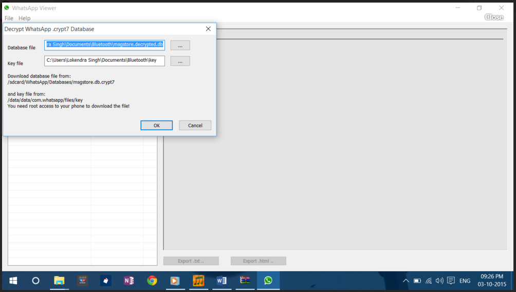 WhatsApp konuşmalarınızı bilgisayarda görüntüleyin