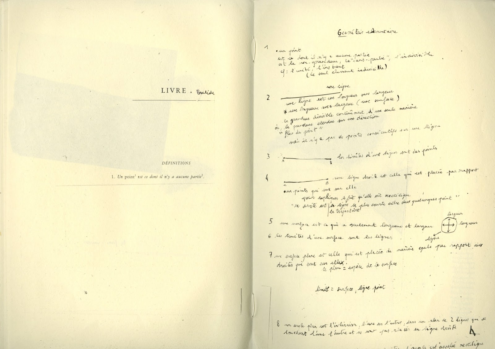 Photocopied Hand Written Book