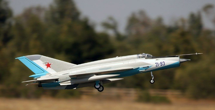 Mig-21 Silver 80mm EDF Jet | world rc plane